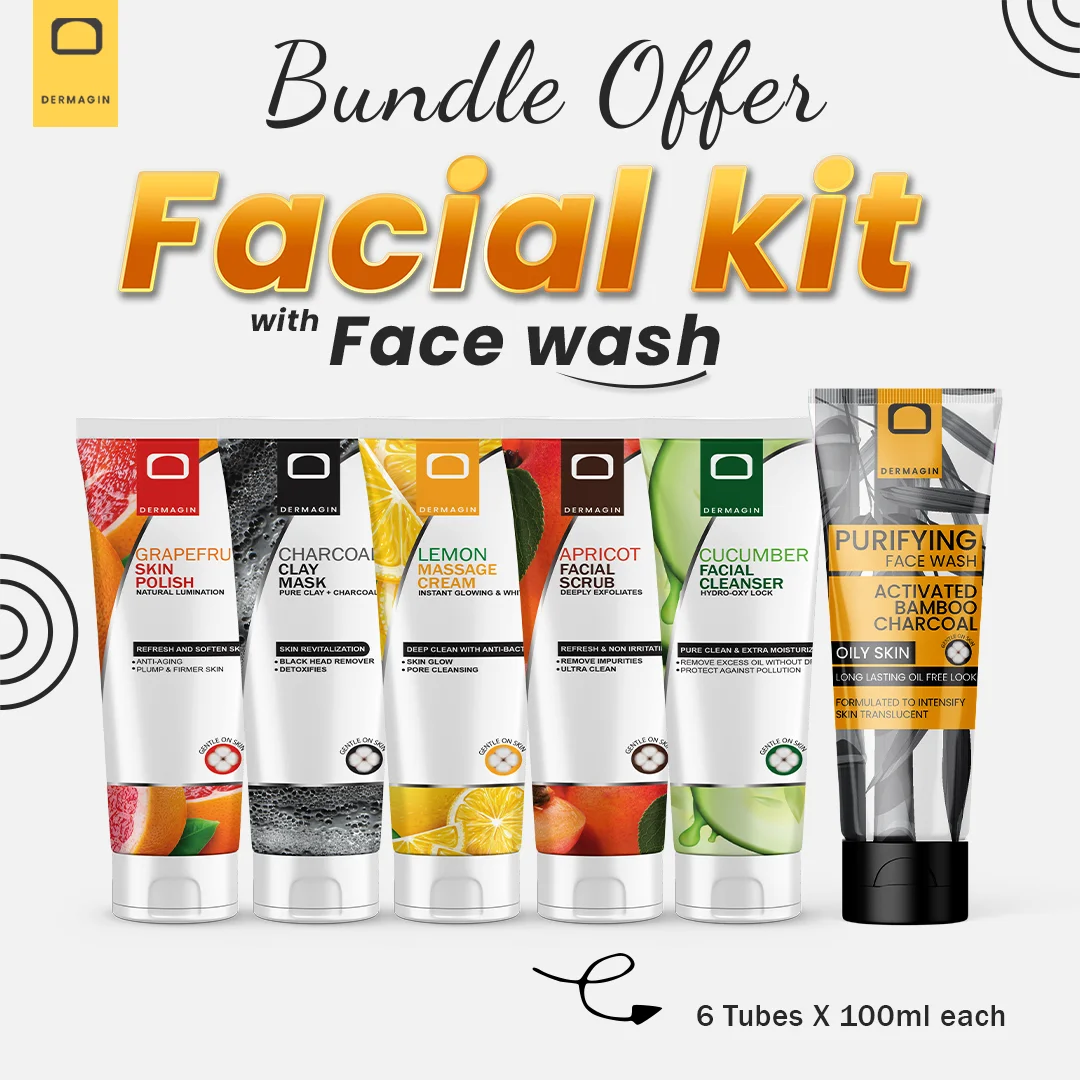 Best Facial Kits With Facewash Bundle In Pakistan Dermagin